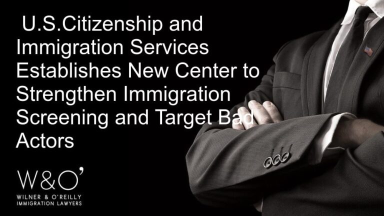 Today, U.S. Citizenship and Immigration Services announced the ...